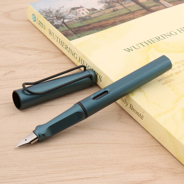 GIFT OFFICE Fashion Classic plastic student Matte green EF Nib Fountain ...