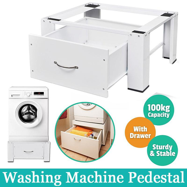 Washing Machine Pedestal Tumble Dryer Stand Drawer Base Laundry Dryers ...