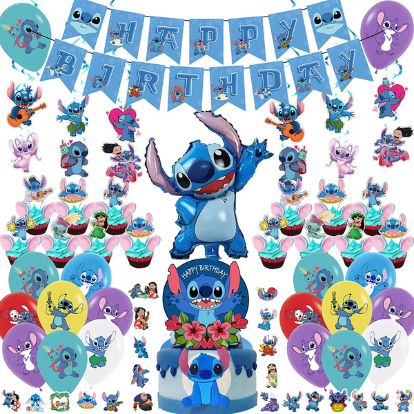 106 Pcs Lilo and Stitch Party Supplies, Lilo and Stitch Birthday ...
