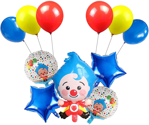 11 pcs Plim Plim Balloons,Plim Plim Party Supplies,Kids Birthday Party ...