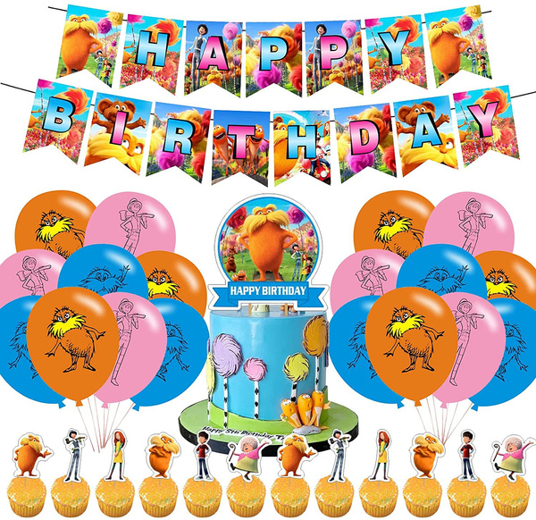 The Lorax Birthday Party Decorations, The Lorax Theme Birthday Supplies ...