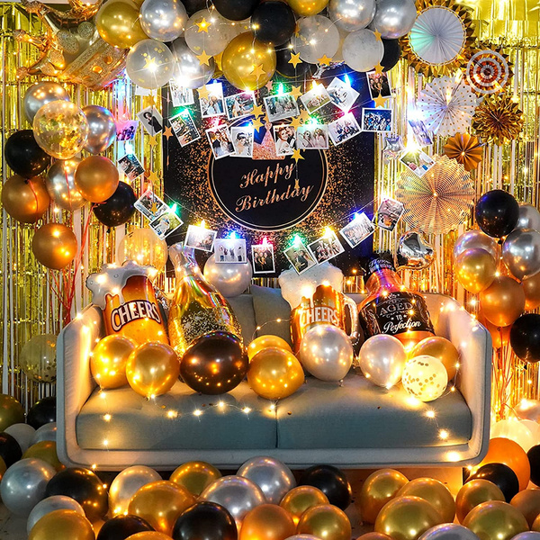 Adult Birthday Party Decoration for Men and Women Happy Birthday Poster ...