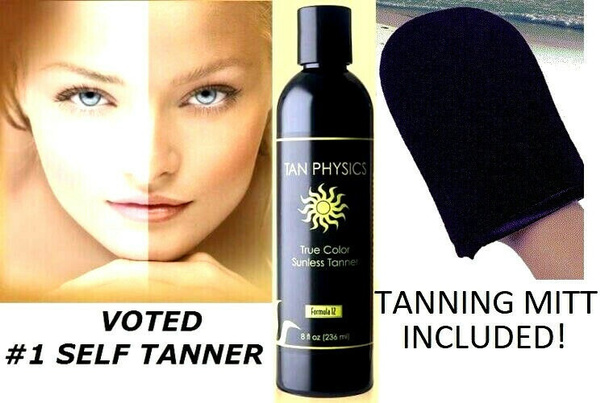 Tan Physics True Color Sunless Self Tanner Lotion - Tanning Mitt ...