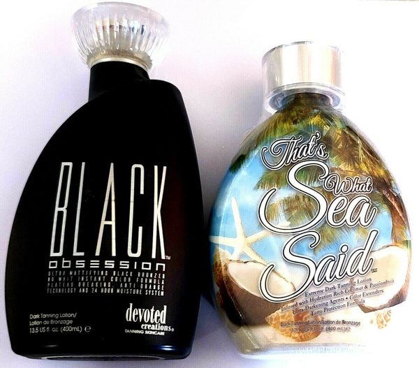 Devoted Creations Black Obsession Bronzer & That's What Sea Said Tanning Lotion | Wish