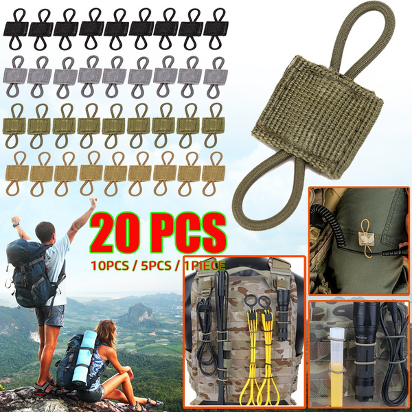 Tactical MOLLE Elastic Molle Ribbon Buckle Tactical Binding Retainer ...