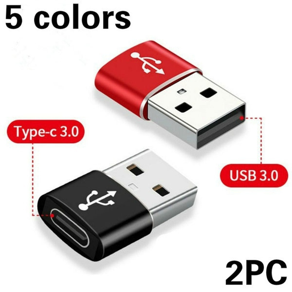 USB 3.1 Type C Female To USB A Male Adapter Converter Connector ( Black ...