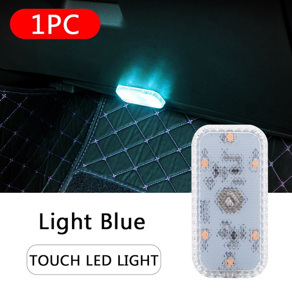 Magnetic Mini Wardrobe Auto Dome USB Wireless Car Interior LED ...
