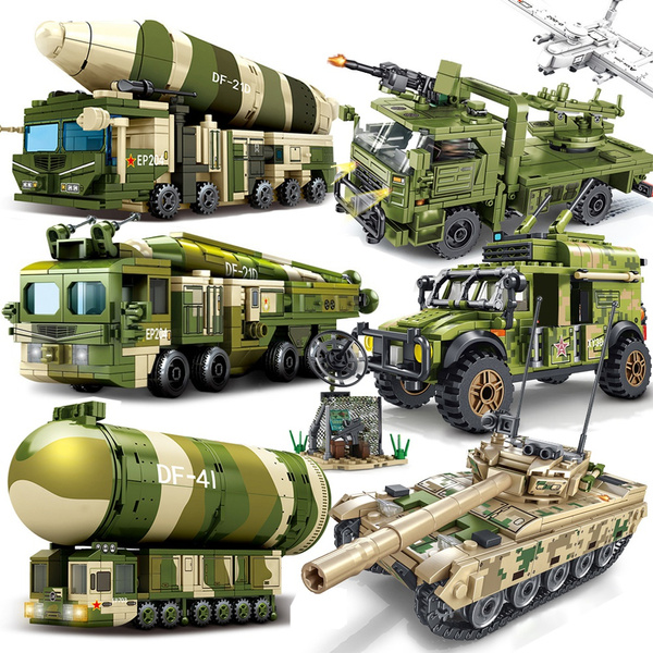 Military WW2 Army Vehicles Building Blocks Main Russia Soviet Union ...