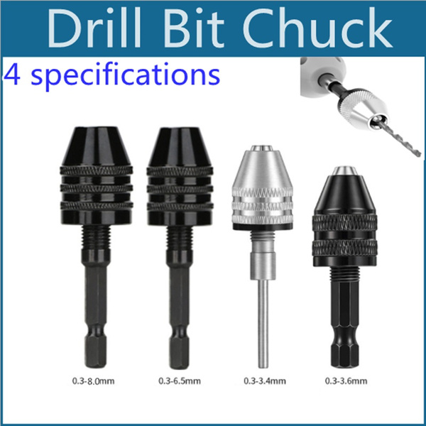 Hexagonal shank mini drill chuck Round shank three-claw chuck ...