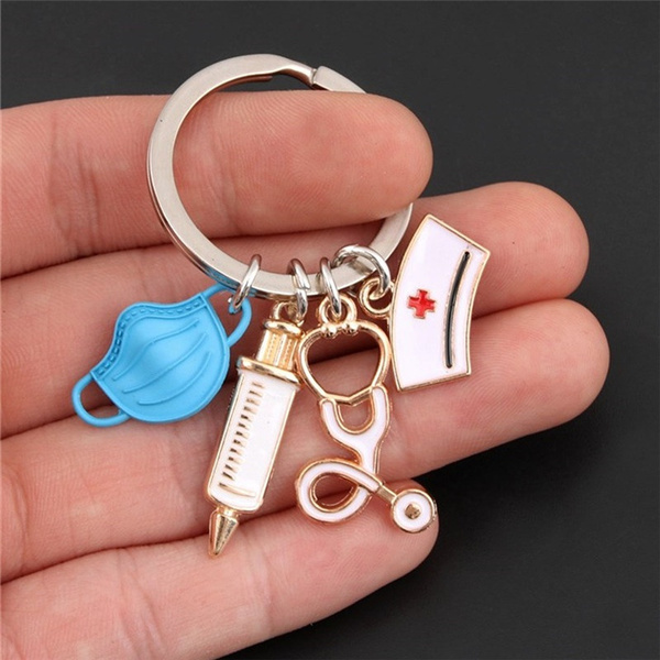 I Am A Nurse Pendant Keychain Hospital Nurse's Day Gift Women/Men Charm ...