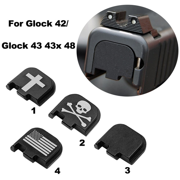 Aluminum Rear Cover Slide Back Plate for Sub/Compact Glock 42/Glock 43 ...