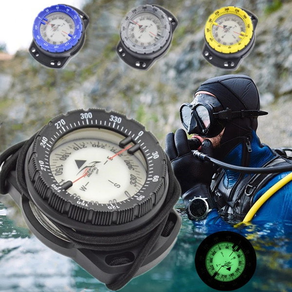 New 50m Watch Balanced Waterproof Compass Underwater Compass Diving ...