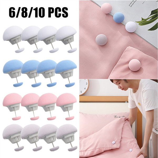Mushroom Quilt Stand Slip-resistant Nordic Clips for Bed Sheet Blanket ...