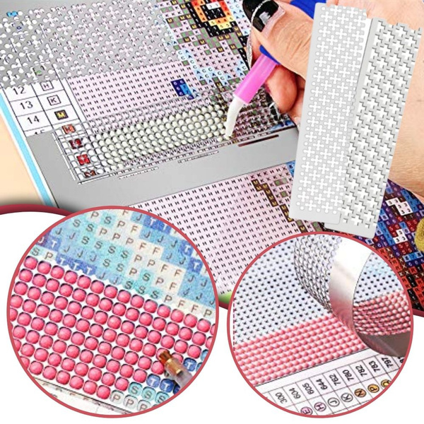 Diamond Painting Grid Ruler, Multitool Gems Aligner Beads Coated ...