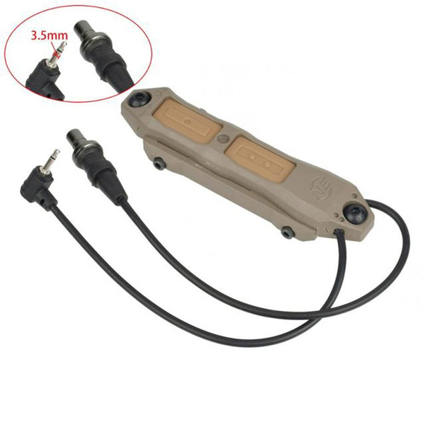 Tactical Airsoft PEQ Augmented Remote Dual Pressure Double Switch ...