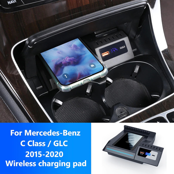 15W for Mercedes-Benz IPhone Quick Charger W205 AMG C43 C63 AMG GLC 43 ...