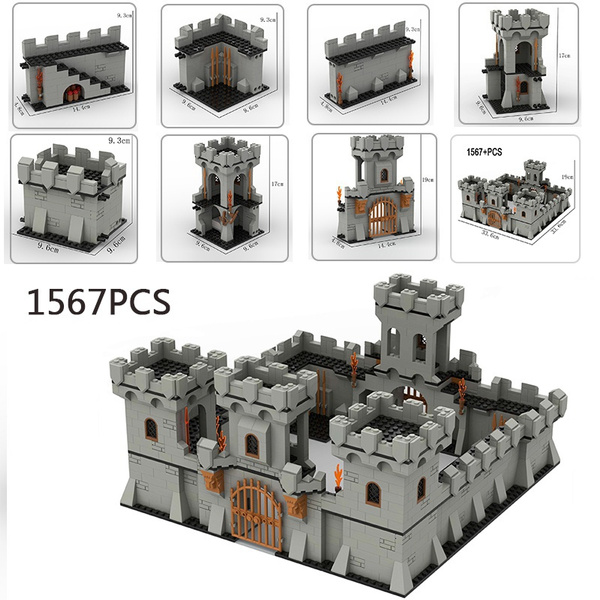 Mini MOC Building Blocks Medieval Accessories Soldier Figure Ancient ...
