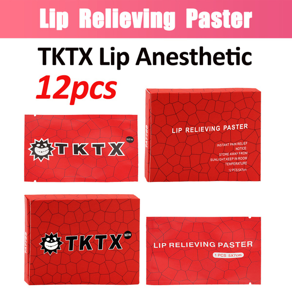 12pcs Lip Anesthetic Paste Mask For Tattoo Permanent Makeup Accessories ...