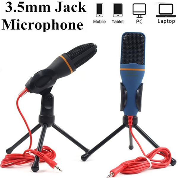 3.5mm Jack Wired Microphone Professional Condenser Microphone for Live ...