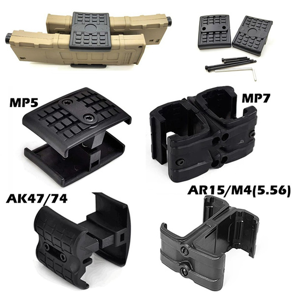 Gun Rifle Charger Magazine Mag Coupler Clip Mag-Link Connector For AK ...