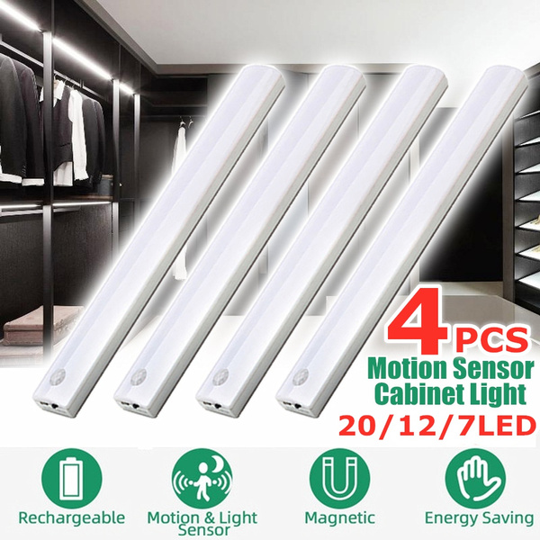 Infrared Induction Lamp Super Bright Light Bar for Closet Cabinet ...