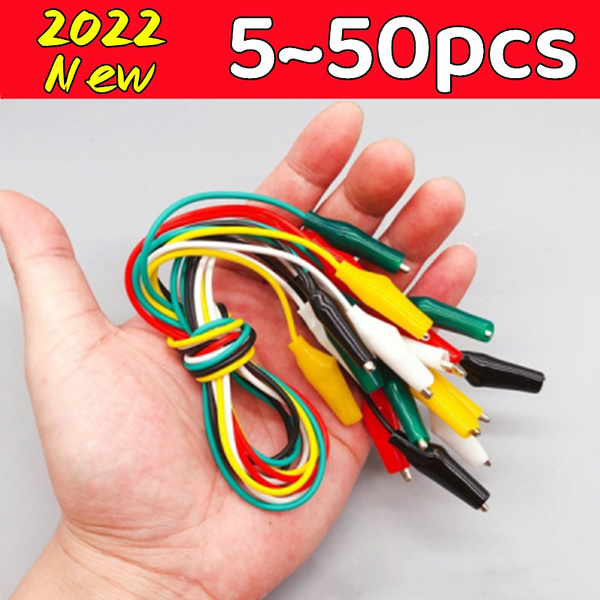 【Annual Clearance Cables】5/15/20/40/50 pcs Alligator Double-ended ...