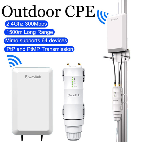 1500M Long Range Weatherproof Wireless CPE Bridge,High Power Outdoor ...