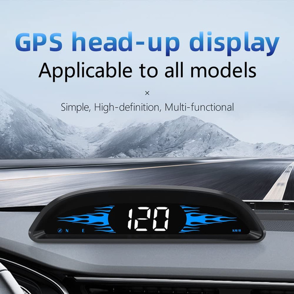 Digital GPS Speedometer, Universal Car HUD Head Up Display with Speed ...