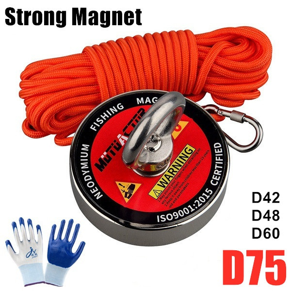 Strong Fishing Magnets Pull Force Retrieval Magnet Neodymium Magnets ...