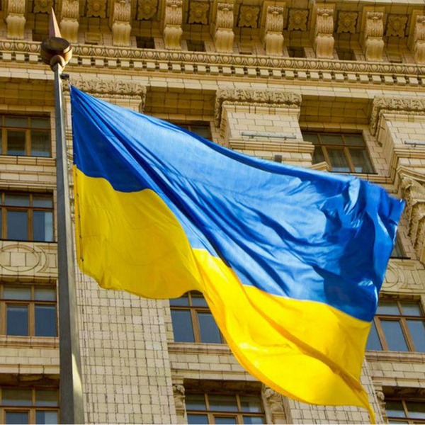 3X5FT Ukraine Plain Premium Quality Flag Ukrainian House Banner ...