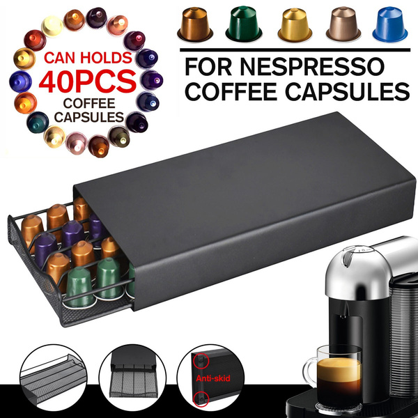 NEW 40Pods Coffee Capsule Organizer Storage Stand Practical Coffee ...