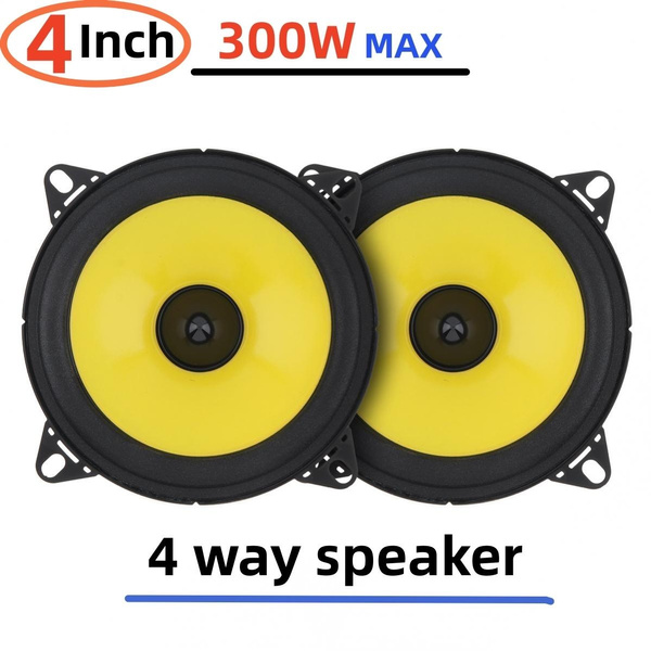 2pcs 4 Inch 300W Car Subwoofer Speaker Heavy Mid-bass Subwoofer ...
