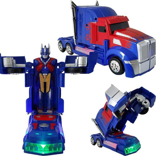 Little Boys Super All About Action! 1:14 Remote Control Transforming ...