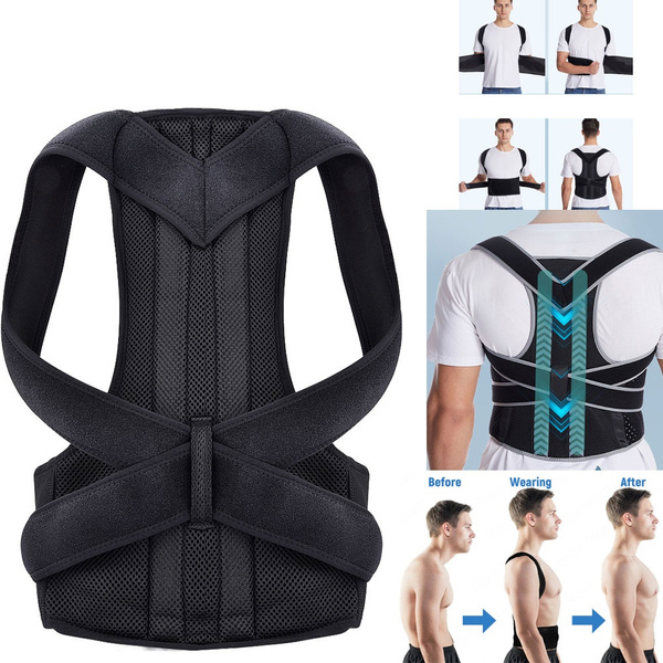 Adjustable Posture Corrector Back Posture Brace Clavicle Support Stop ...