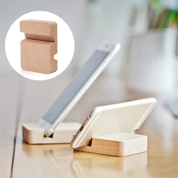 Universal Portable Solid Wood Cell Phone Racks Desk Stand Holder for ...