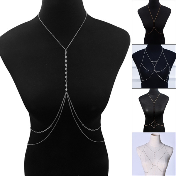 Trendy Body Chain Jewelry Jewelry Beach Leisure Flash Diamond Pendant ...