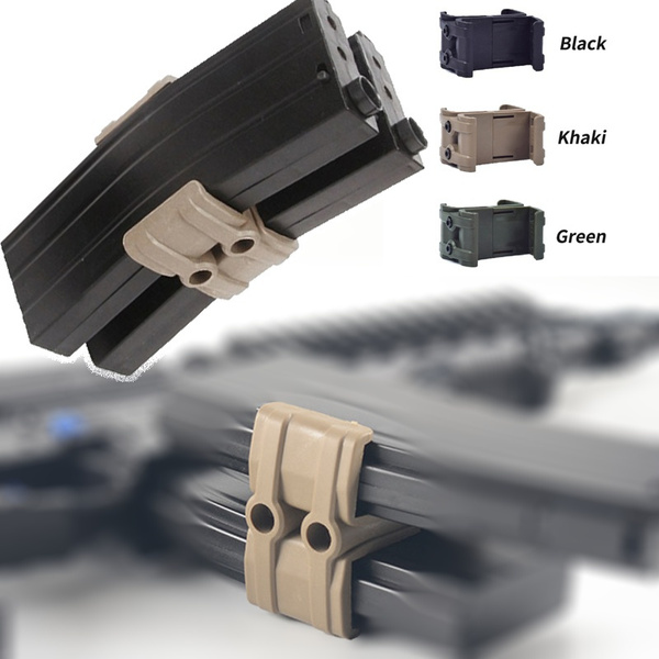 Nylon Tactical Rifle Gun Magazine Parallel Connector for M4 AR-15 MAG ...