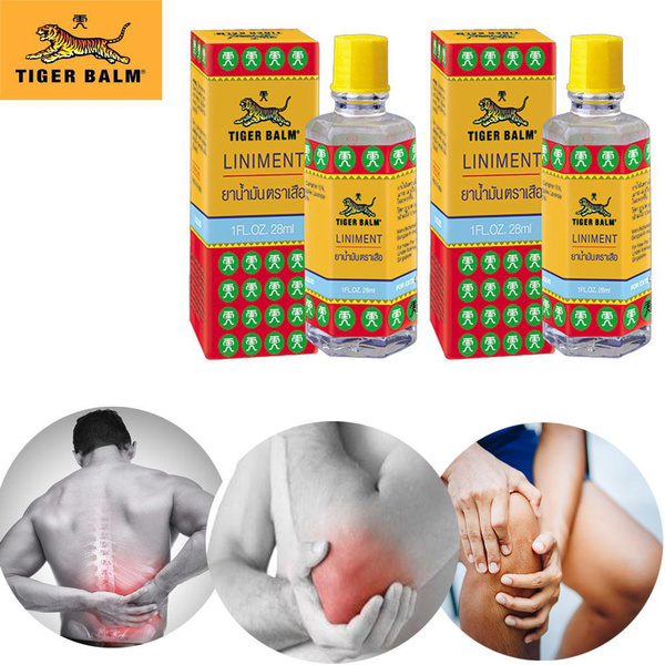 Tiger Balm Liniment 28ml x 2 Oil Herbal Pain Relief Thai Original ...