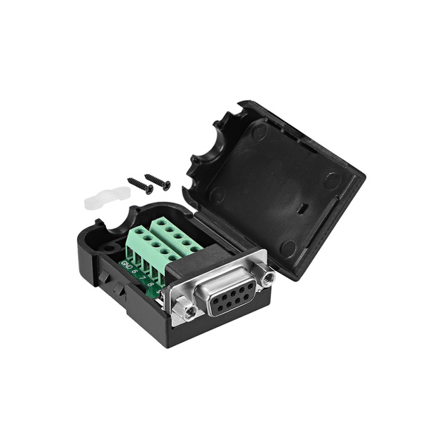 D-sub DB9 Break Out Board Connector with Case 9 Pin 2 Row Female RS232 ...