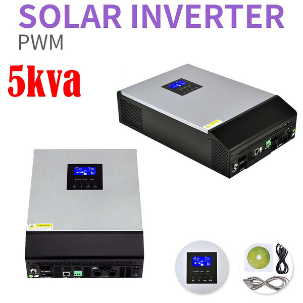 NEW 5KVA Hybrid 48V 50A PWM Solar Inverter Pure Sine Wave with Charger ...