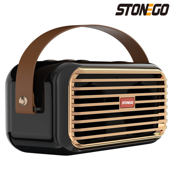 STONEGO 1PC Classic Bluetooth 5.0 Speaker, Wireless Speaker with 16W ...