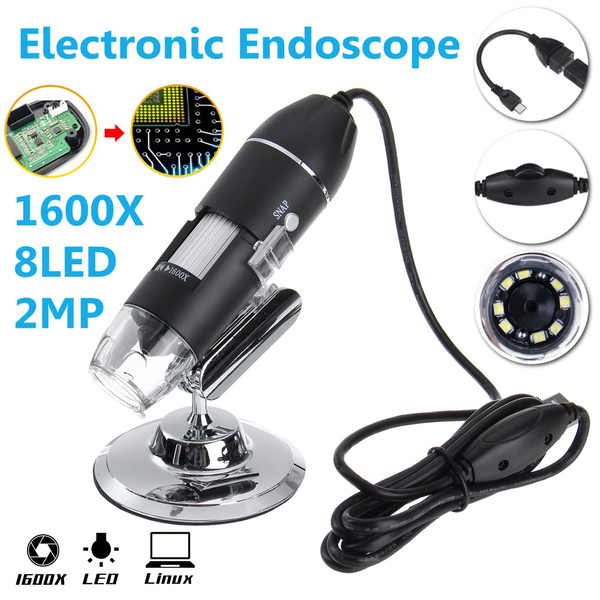 50-1600X 1080P Portable Digital microscope Adjustable Dimmer Held ...