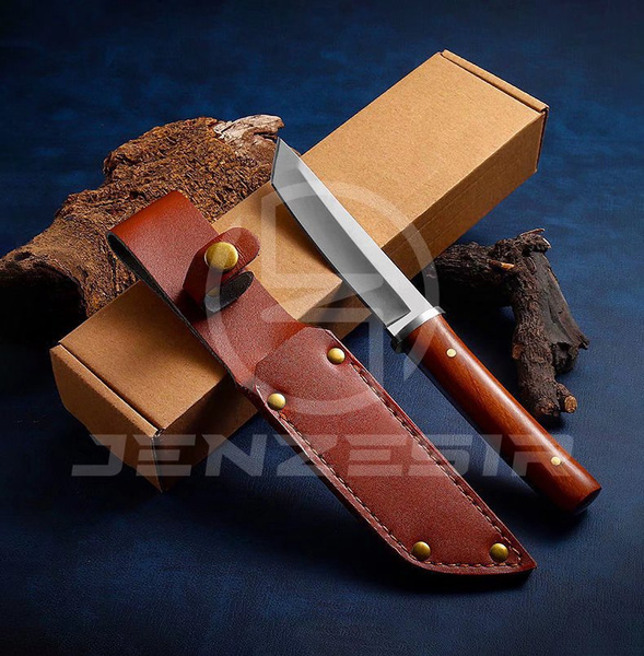 Fixed Blade Tactical Knife Japan Samurai Tanto Outdoor Military Razor ...