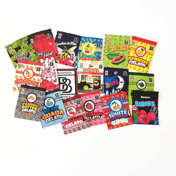 BACKPACKBOYZ 1g 7*9cm smell proof mylar bag resealable baggies backpack ...