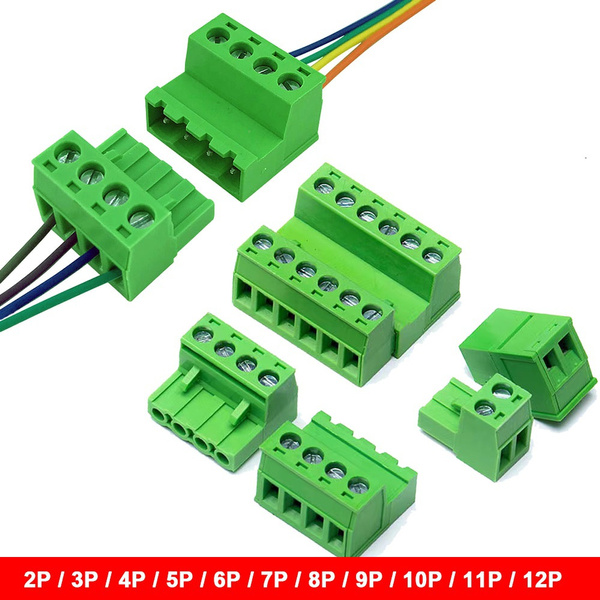 5.08mm Pitch PCB Mount Screw Terminal Block Connector for 28-12AWG ...