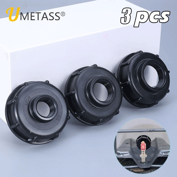 3 Pcs S60X6 Coarse Threaded Cap 60Mm Female Thread Connector Durable ...