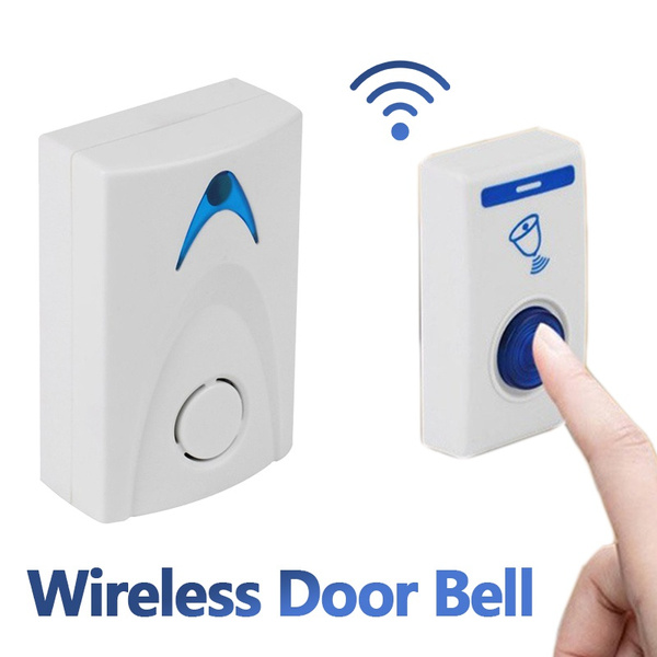 LED Wireless Doorbell & Wireles Remote Control 32 Tune Songs 100M Range ...