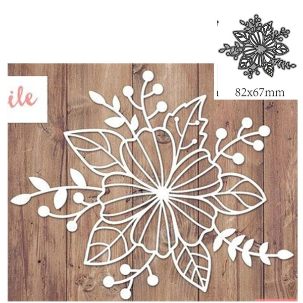 flower Metal Cutting Dies Cut Mold flower Decoration Scrapbook Paper ...