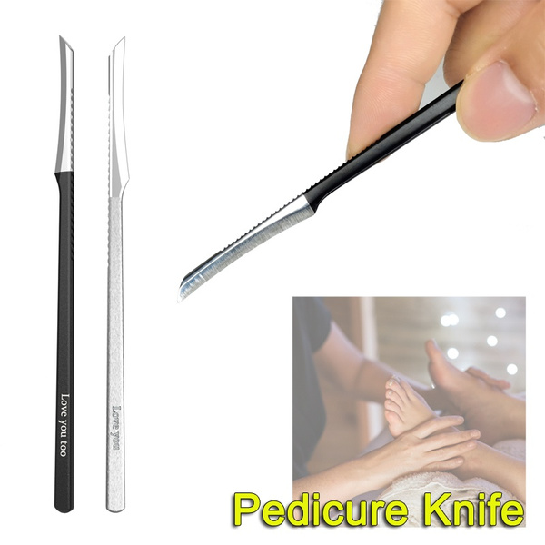 Pedicure Knife for Feet Steel Feet Scraper Knife Feet Cuticle Remover ...