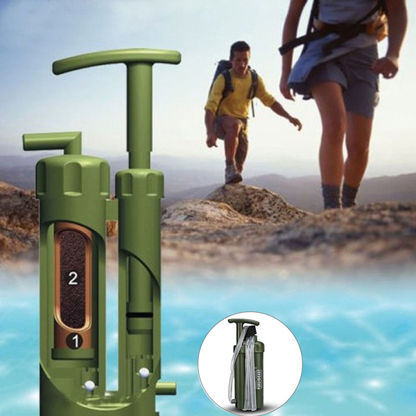 Portable Military Soldier Water Filter Purifier for Outdoor Emergency ...